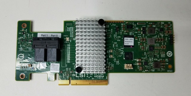 46c9115 IBM ServeRAID M1215 LSI 9340-8i 12gb 8 Ports FLASHED to It Mode ...