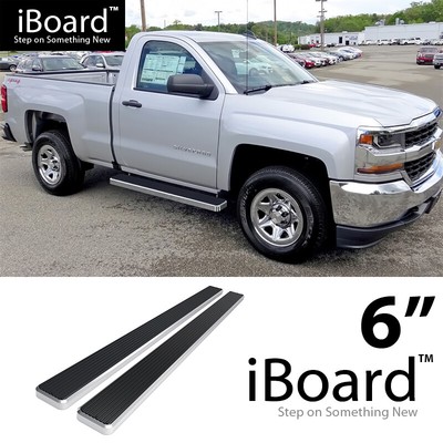 iBoard Stainless Steel 6in Running Boards Fit 99-13 Silverado Sierra ...