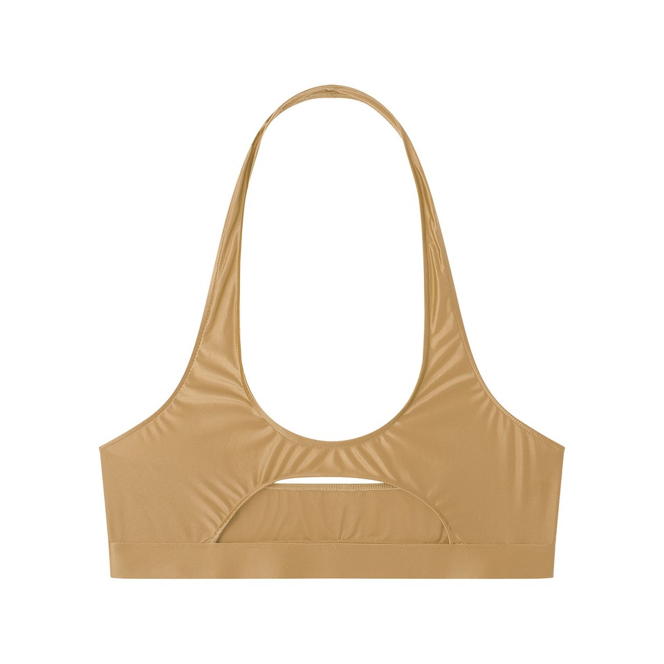 Women 3/4 Cup Transparent Plastic Bra Strap Gather Invisible Bras ...