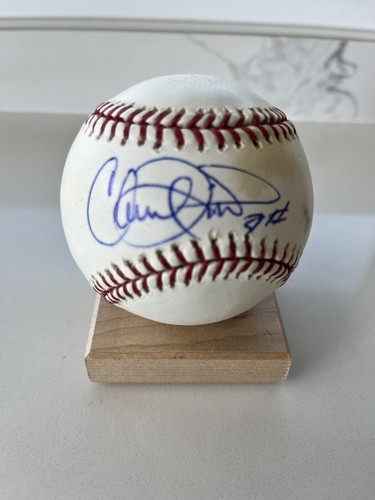 Chuck Finley Signed Autograph Official Major League Baseball MLB ...