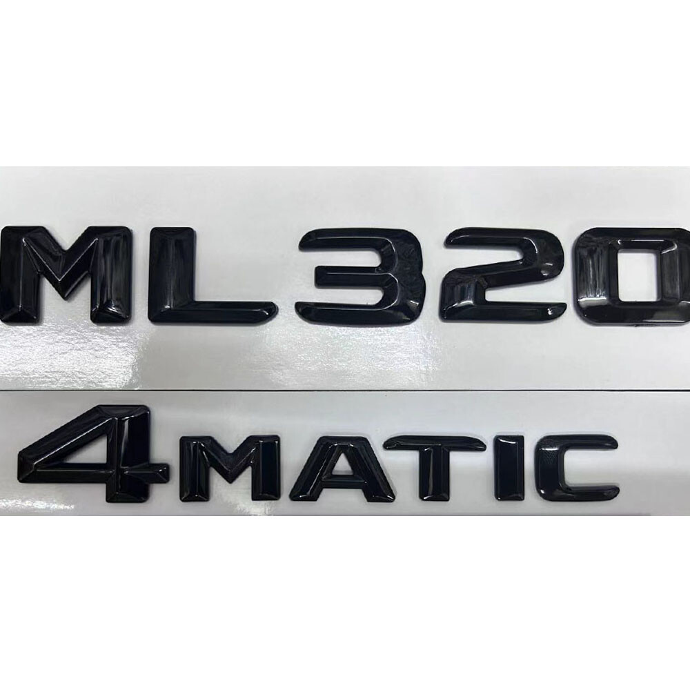 Für Mercedes Benz ML320 4MATIC CDI Schriftzug Embleme Aufkleber Logo ...