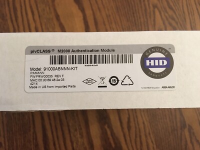 HID® pivCLASS™ Authentication Module M2000 Model 91000ABNNN-KIT PAM NOS ...