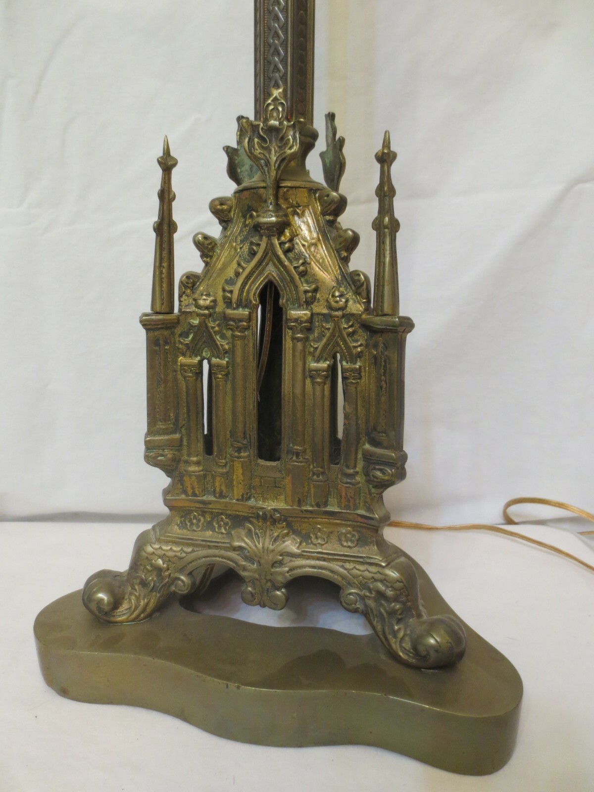 Antique Castle Gothic Medieval table lamp | eBay