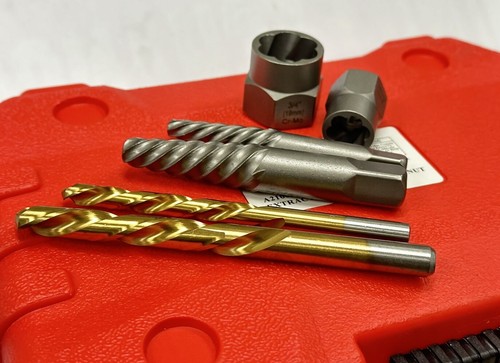 26pc Screws Bolt Extractor Set W/Reverse Drill Bit Kit Lug Nut ...