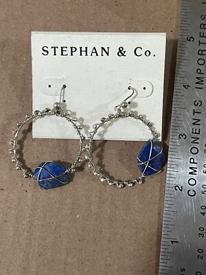 STEPHAN & CO HOOP EARRINGS NWT | eBay