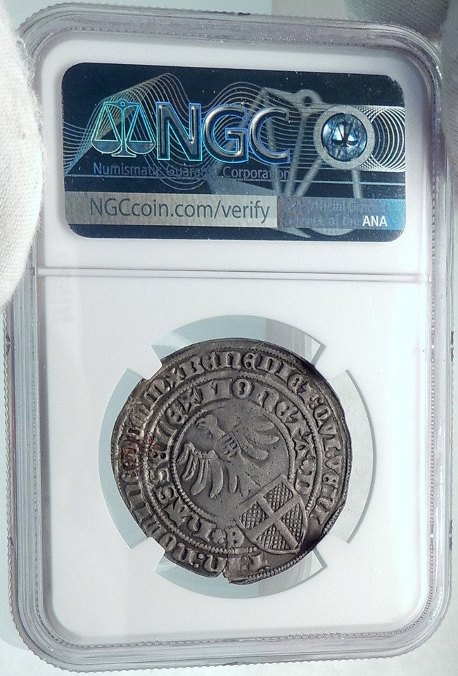 1393-1423 NETHERLANDS Holland UTRECHT HASSELT Silver Antique Coin NGC ...