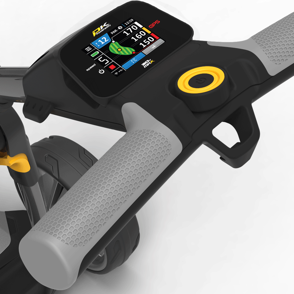 POWAKADDY CT6 GPS GOLF TROLLEY +18 HOLE LITHIUM BATTERY +FREE TRAVEL ...