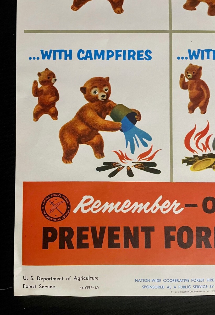Smokey The Bear Poster