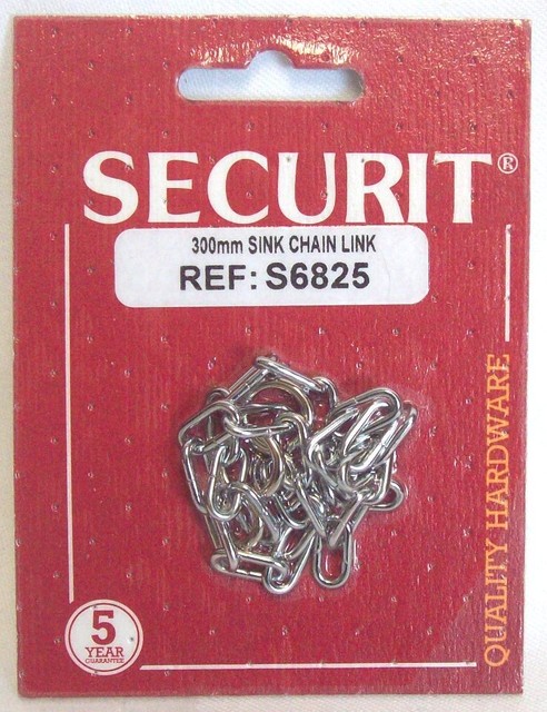 625680 Securit Sink Chain Link Chrome 300mm S6825 for sale online | eBay UK