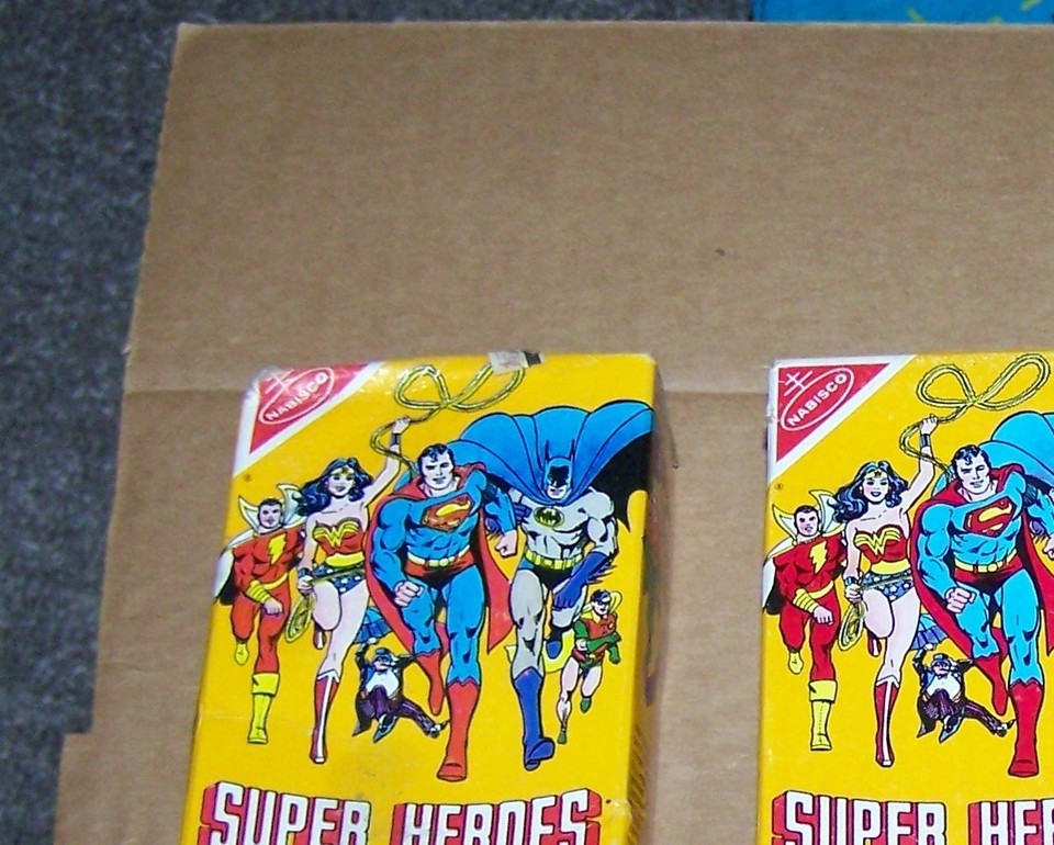 Lot Of 3 1982 Unopened Nabisco Super Heroes Cookie Boxes T11 | eBay