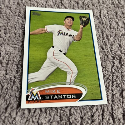 2012 Topps Series 2 Baseball Card #567 Mike Stanton Miami Marlins | eBay