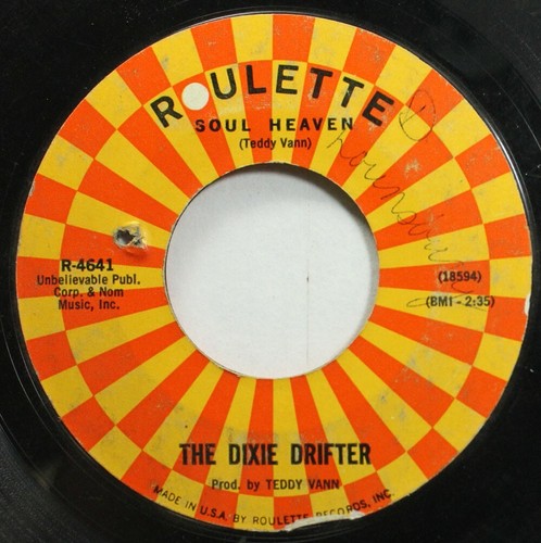 Soul 45 Teddy Vann - Soul Heaven / Trois Chaises Thème Sur Roulette | eBay