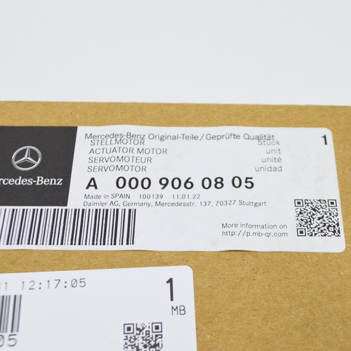 NEW MERCEDES-BENZ VITO W639 HEATER ACTUATOR MOTOR A0009060805 ORIGINAL ...