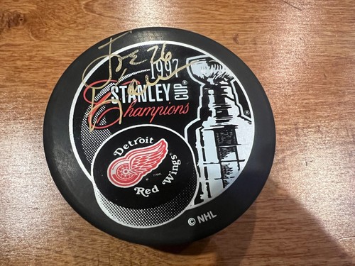 Joe Kocur Autograph Signed Detroit Red Wings 1997 STANLEY CUP Hockey ...