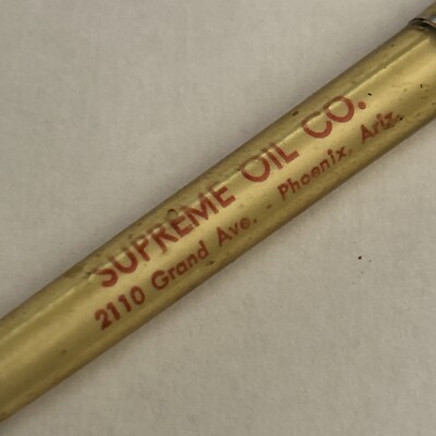VTG Ballpoint Pen Supreme Oil Company Phoenix Arizona | eBay.de