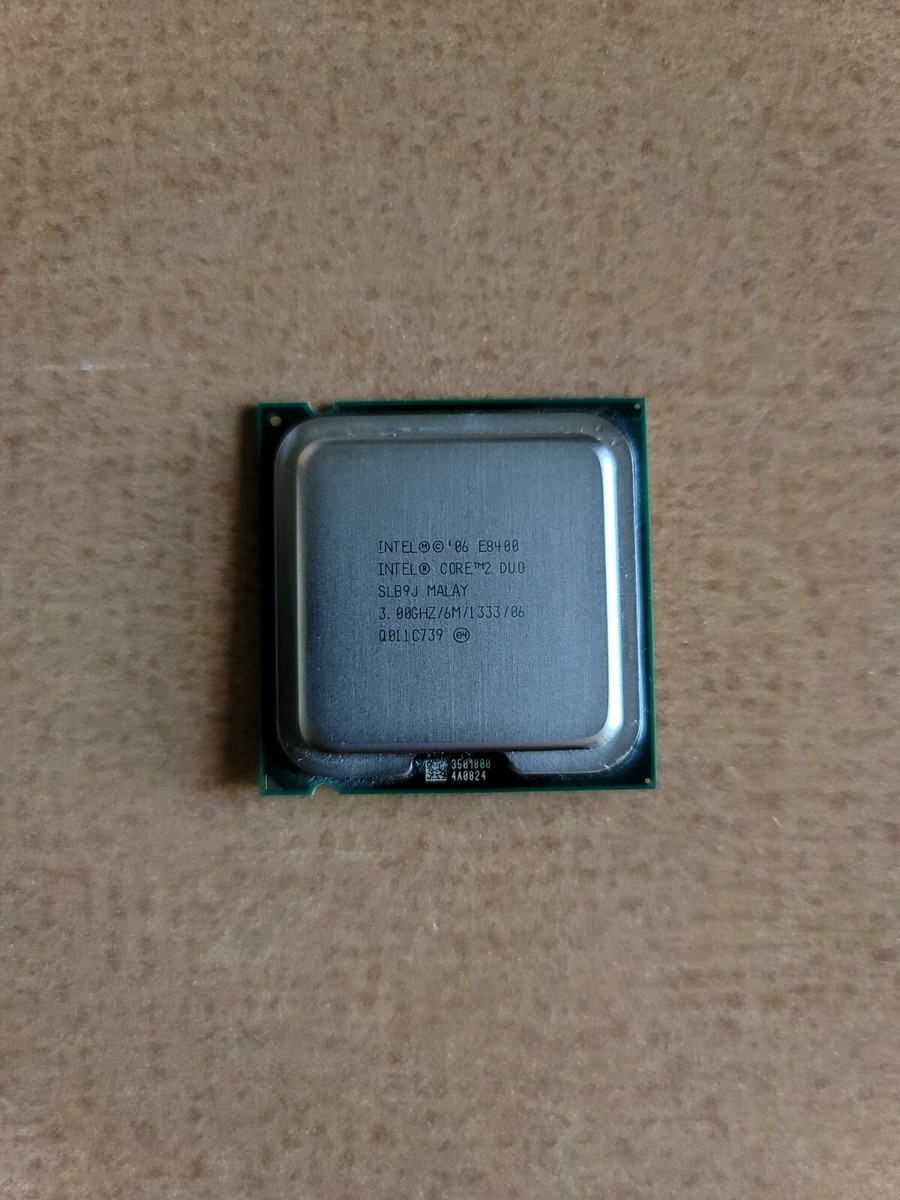 Original Intel Core 2 Duo E8400 Cpu Core 2 Duo Processor Intel Core 2