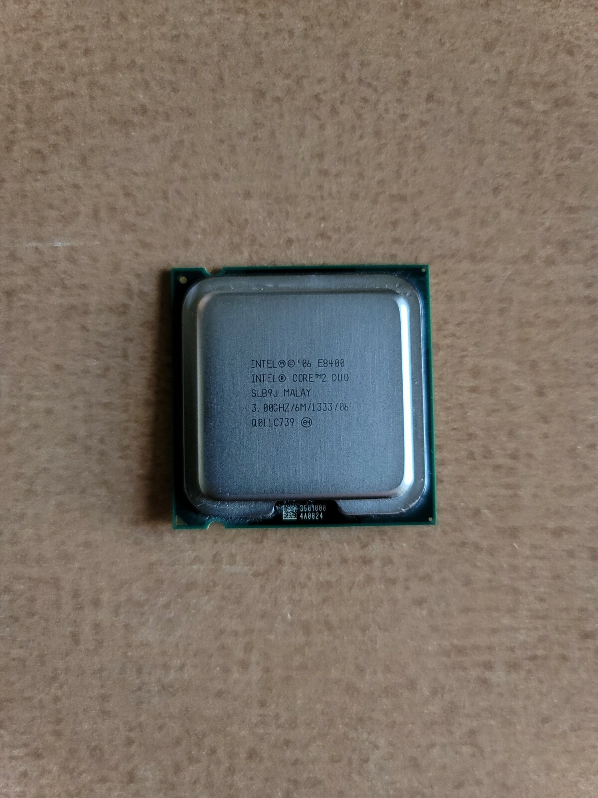 INTEL '06 E8400 Intel Core 2 Duo SLB9J MALAY 3.00GHZ/6M/1333/06 ...