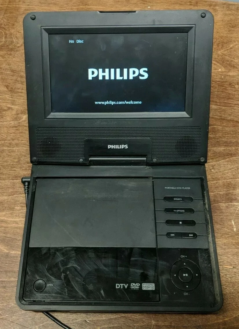 Philips Portable Dvd Player White