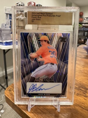 2024 Leaf Metal Baseball Jake Bloss Blue Jays Prospect Auto RC #/1/1 ...