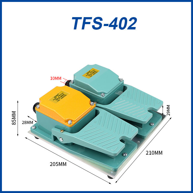 Antislip Industrial Foot Operated Pedal Switch Footswitch Tool ...