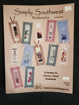 Jeanette Crews Simply Southwest Bookmarks 12 Design Counted Cross ...
