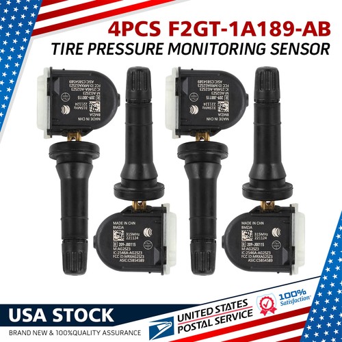 4X TPMS FIT F2GZ-1A189-A Tire Pressure Sensors 15-20 For Auto F-150 ...