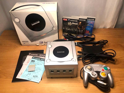 Nintendo GameCube Silver Console Tested w/ Accessories , Softwares ...