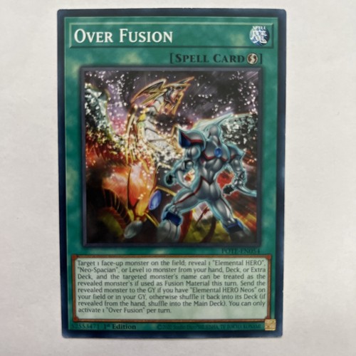 Yugioh! Over Fusion - POTE-EN054 - Common - 1st Edition Near Mint ...