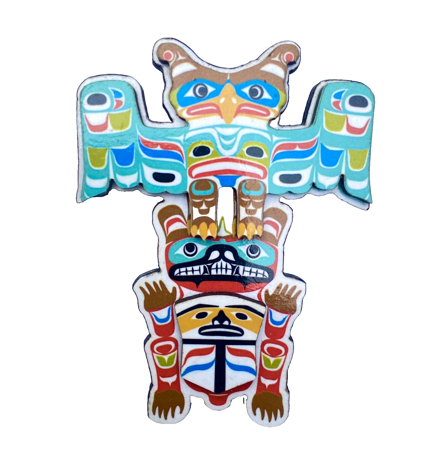 Totem by Namgist Native Indigenous Artist Ryan Cranmer 3D Die Cut ...