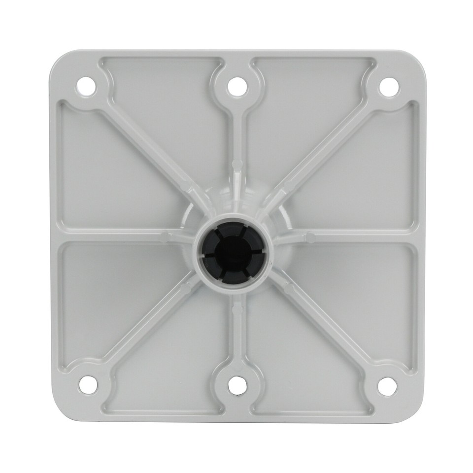 2x Stainless Steel 3/4" Pin Post Seat Base 7" x 7" W Square Seat Posts ...