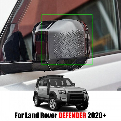 2Pcs Rear View Door Mirror Cover Cap Fits for Land Rover Defender 110 ...