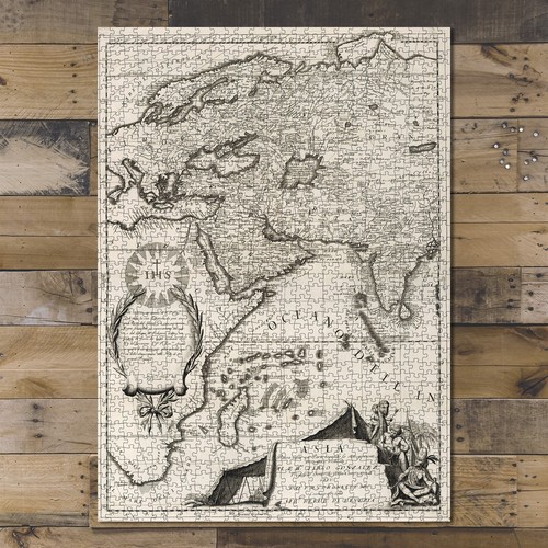 1000 pcs puzzle|1693 Map|World Atlas West Asia|Historic Art | eBay