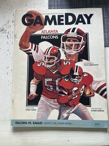 1982 EAGLES AT FALCONS NFL FOOTBALL PROGRAM | eBay