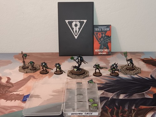 Kill Team Heirotek Circle Warhammer 40k Necrons painted and based | eBay