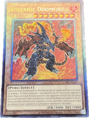 YuGiOh Volcanic Doomfire CR02-AE167 Ultimate Asian English A | eBay