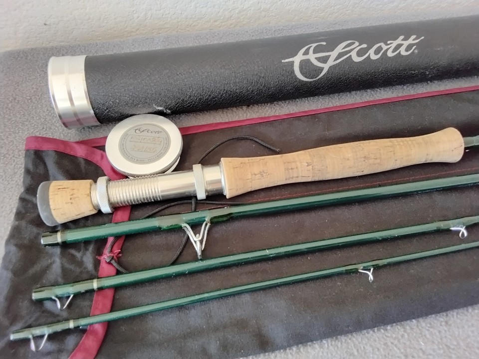 SCOTT Fly Rod E2 8wt 10 Foot 4 Piece Excellent Condition NR | eBay