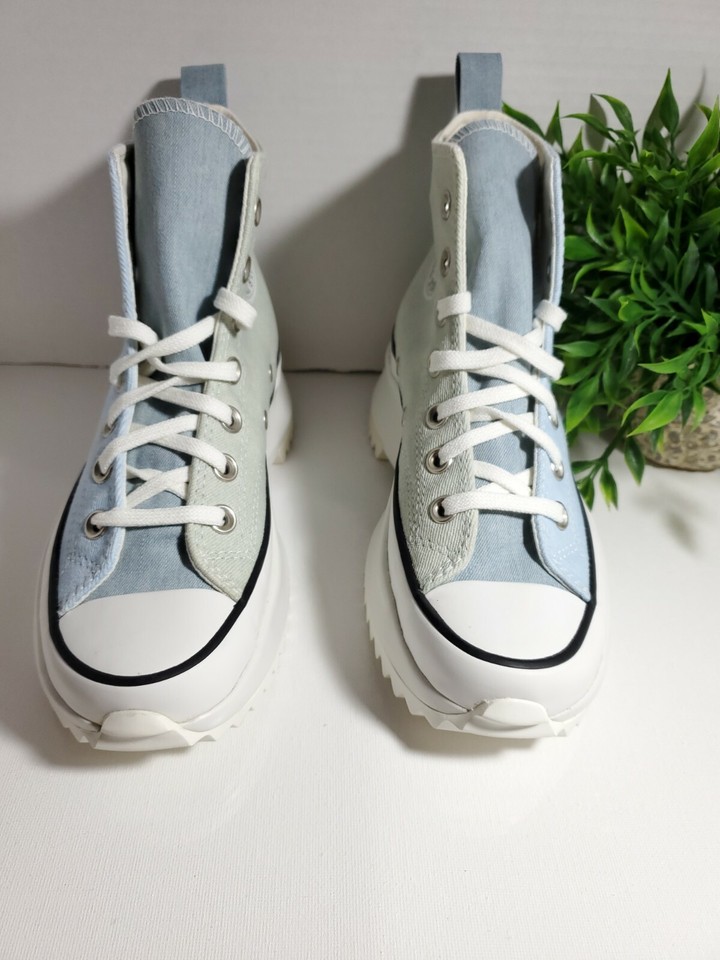 Converse Run Star Hike Hi Platform Summer Denim Unisex Mns 9 =Wmns10.5 ...