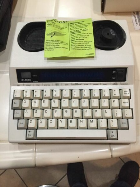 Ultratec SuperPrint 4425 TTY Text Telephone Hearing Impaired for sale ...