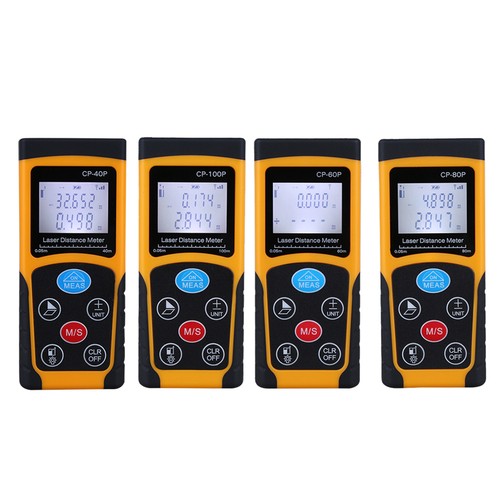 High Accuracy Handheld Digital IR Distance Meter Compact Measure Range ...
