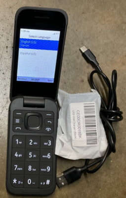 Nokia 2760 Flip 4G LTE N139DL Cellphone 2.8" 5MP Locked Tracfone Kaios ...