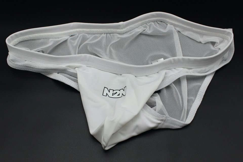 N2N Bodywear Men white BareBack swim bikini swimwear size XL | eBay