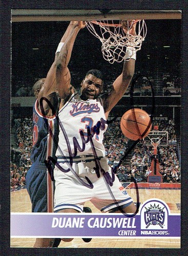 Duane Causwell #183 signed autograph auto 1994 SkyBox Basketball ...
