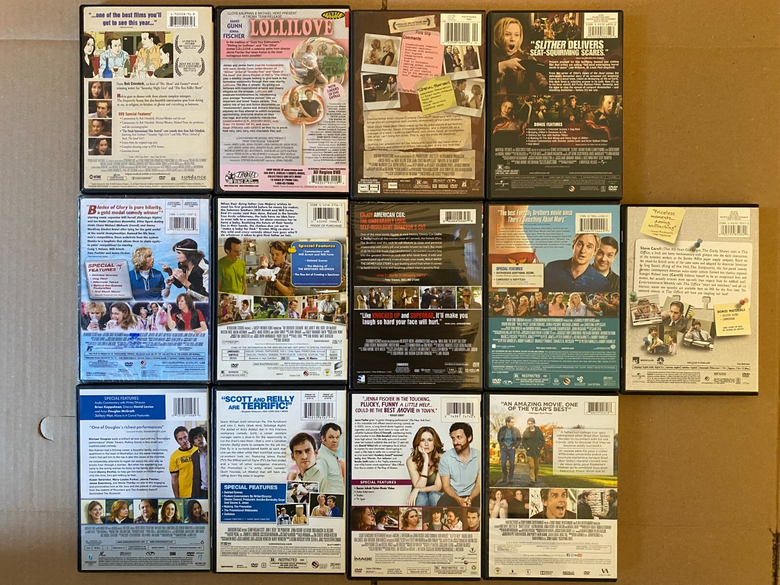 JENNA FISCHER DVD Collection-13 Movies + The Office, Will Ferrell, Mean ...