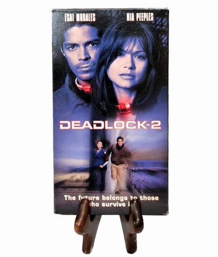 Deadlock 2 VHS 1995 Movie Tape Esai Morales Nia Peeples Action Sci-Fi ...