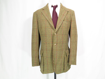 Polo Ralph Lauren Brown Heavyweight Gun Club Check Tweed Shooting ...