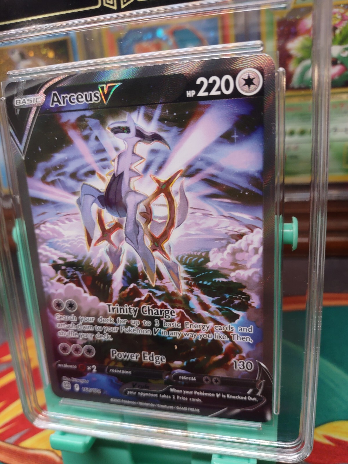 Mint 10 Pokemon Brilliant Star Arceus V Alt Art 166/172 GMA Potential ...