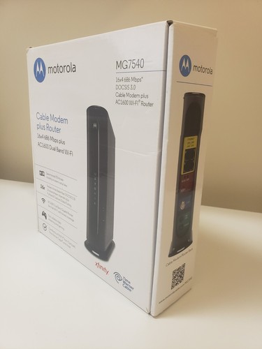 Motorola MG7540 Cable Modem AC1600 WiFi Router | eBay