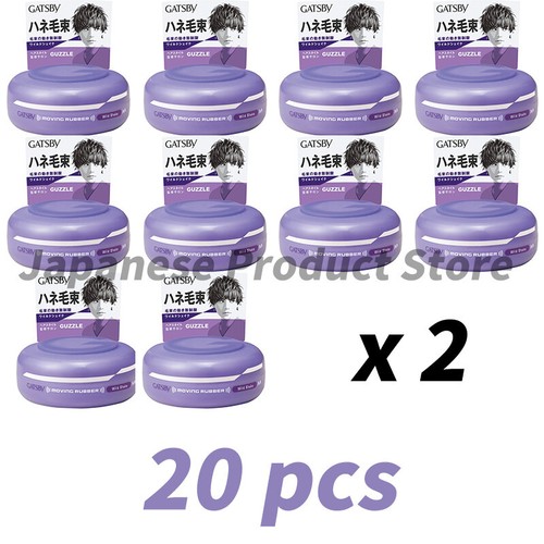 Mandom GATSBY Hair Wax Moving Rubber Wild Shake Purple 80g x 20 set from Japan 811181020028| eBay