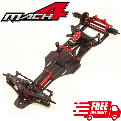 MACH4 F1 Competition Kit 1/10 RC Car Racing Chassis Formula One ...