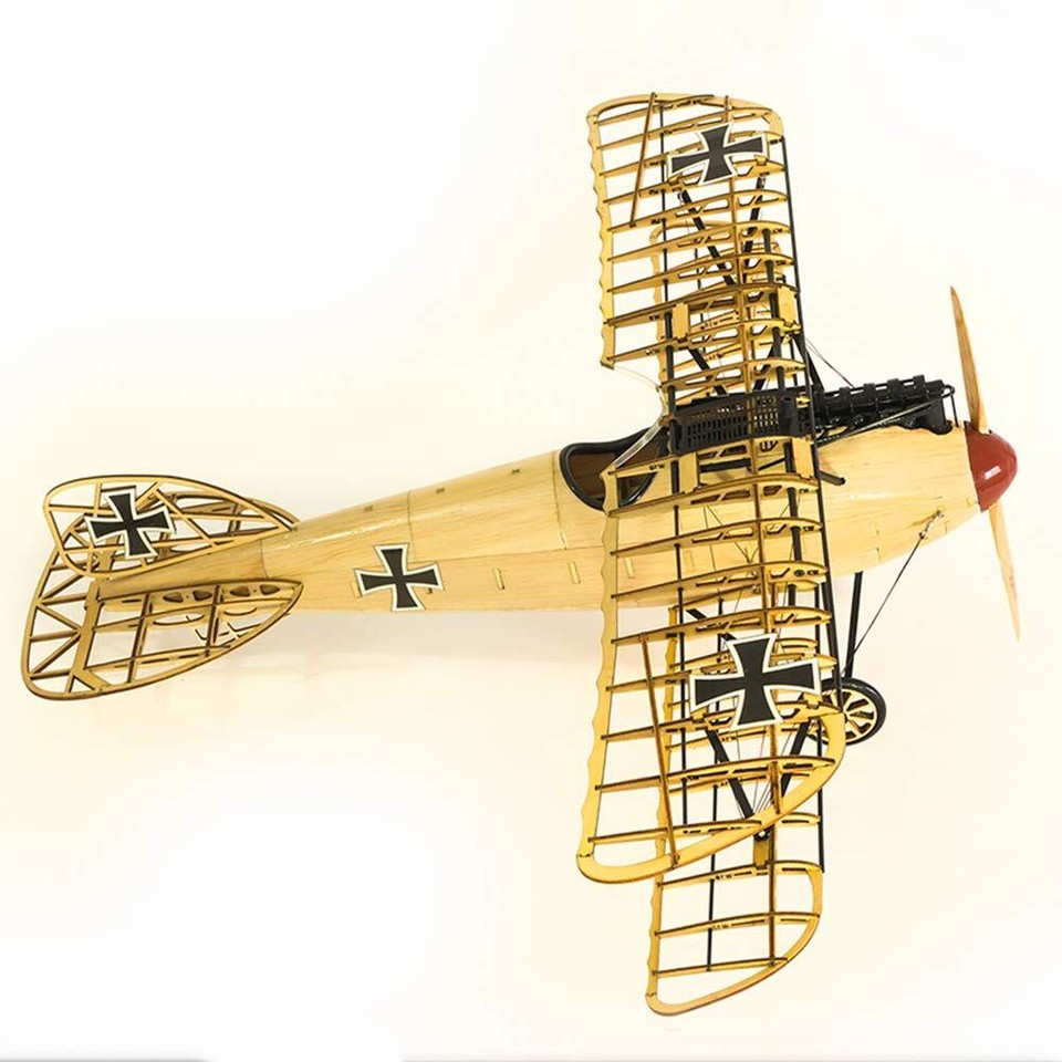 Albatross D.III Balsa Model Kit 3D Wooden Puzzle Laser-Cut Precision Bi ...